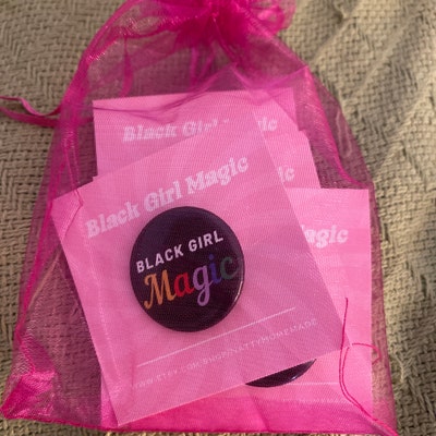 Black Girl Magic Retro Enamel Pin - Etsy