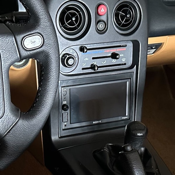 Mazda Miata NA Double Din Head Unit Bezel | 2DIN Radio Frame | MX5 ...