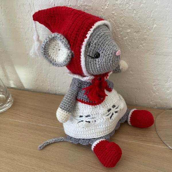 Crochet Pattern Doll Mouse Clothes Pattern / Polushkabunny - Etsy