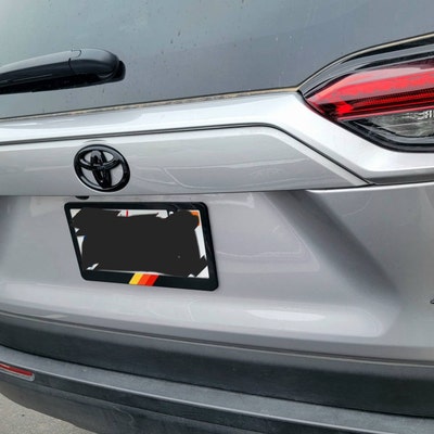 Real 100% Red Carbon Fiber Motorcycle License Plate Frame With - Etsy