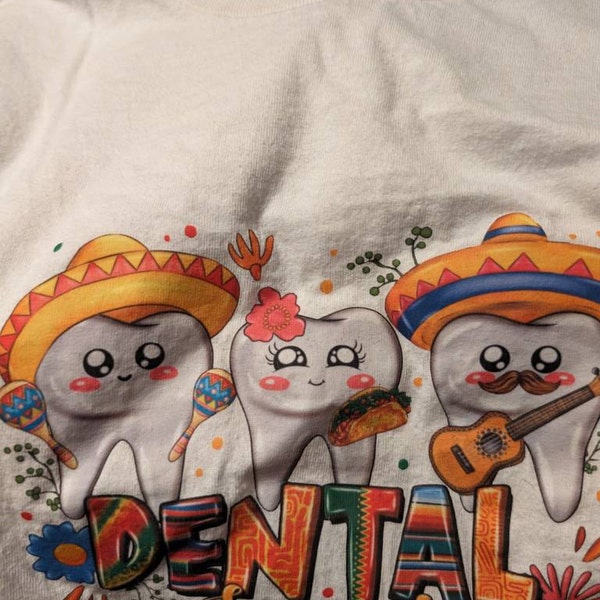 Mexican Dental Squad With Teeth Png Sublimation Design Download, Dental ...