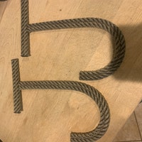 6 Rope Letters Personalize for Nautical Nursery Wedding - Etsy Canada