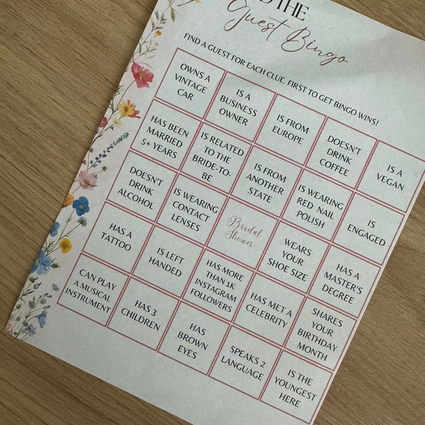 Divorce Bingo Party Game: Fun Printable (PDF) - Etsy