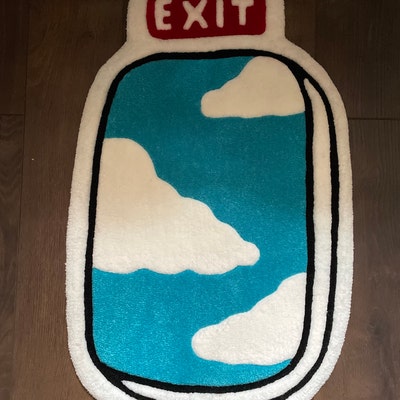 Sky Tufted Rug / 100% Handmade Soft & Fluffy / Custom Tuft Rug - Etsy