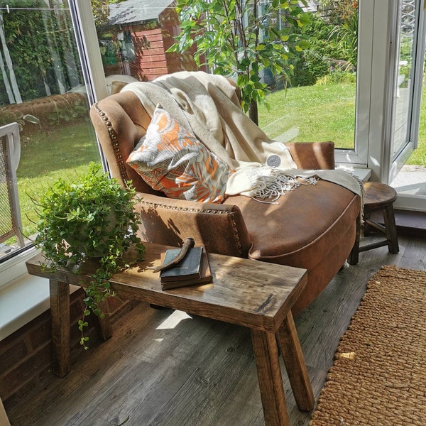 Rustic Wooden Display Bench - Etsy