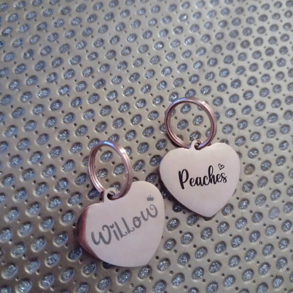 Pet Princess Prince Tags Engraved, Stainless Steel Available in Silver ...