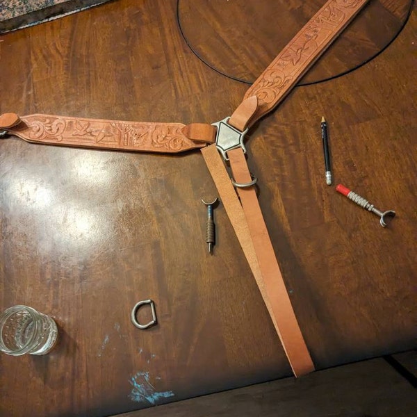 Western Horse Headstall Kit Build It Yourself Harness Leather Browband ...