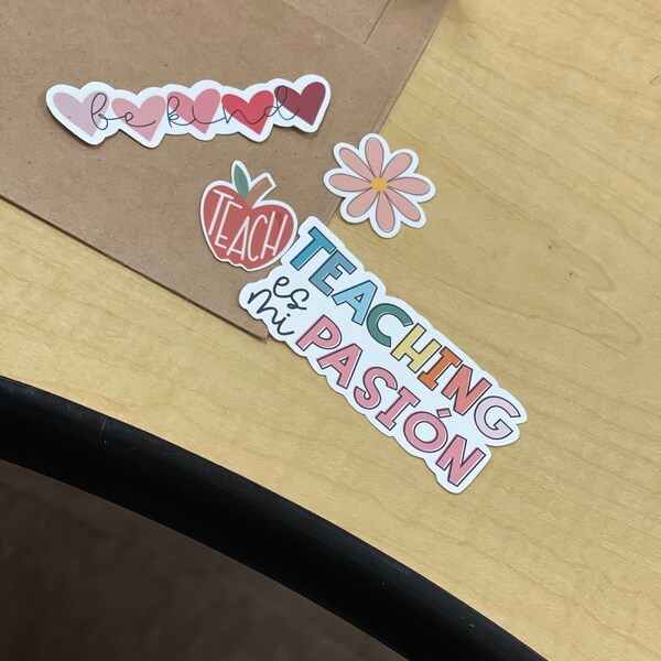 Spanish Bilingual Teacher Sticker Pack | Educator Decal, Multilingual ...