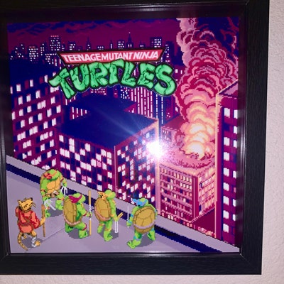 Super Street Fighter 2 guile Stage 3D Shadow Box for - Etsy