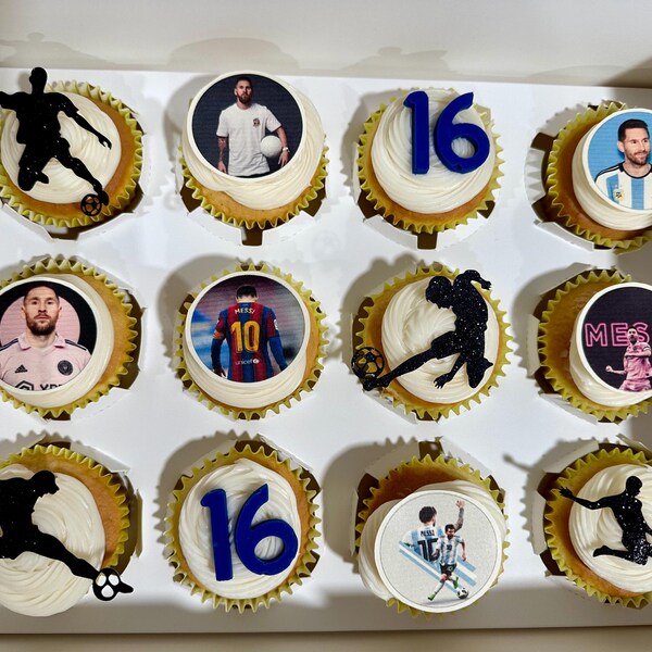 Lionel Messi | 2" Cupcake Toppers | INSTANT DOWNLOAD Digital File - Etsy
