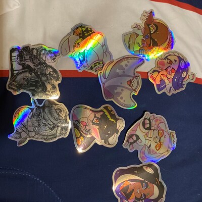IDOL STICKER SET 7 Pcs Splatoon Idols Vinyl Holographic Stickers - Etsy