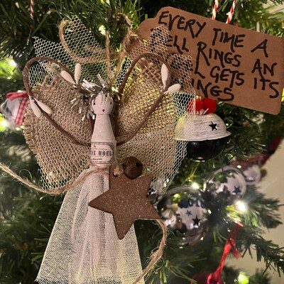 Rustic Woodland Fairy Christmas Decoration, Handmade Vintage Style ...