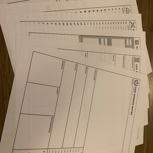 Dnd Session Notes Downloadable File Tabletop Notes Gifts for Him Gifts ...