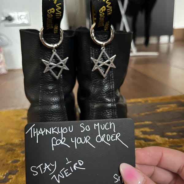 HIM Band Dm Barbed Wire Boot Chains - Etsy