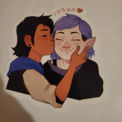 Ghost With Frogs Glossy Vinyl Sticker - Etsy