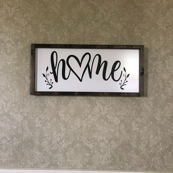 Home Wooden Sign , Wood Sign , Bedroom Decor , Farmhouse Bathroom ...