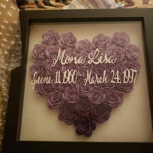 Graduation Cap Flower Shadow Box Assorted Paper Flower Box | Etsy