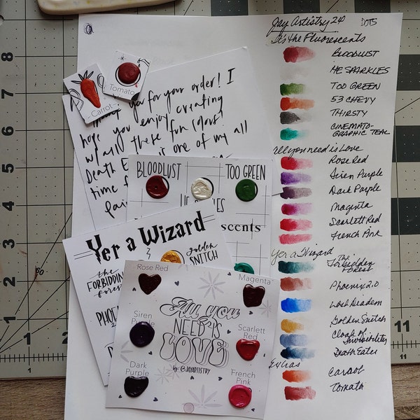 Handmade Watercolor Paint Shimmer Dot Card Sample yer a Wizard ...