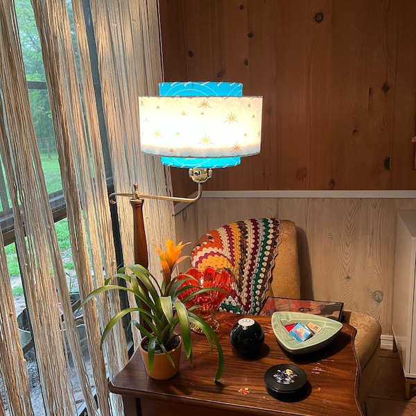 Atomic Lamp Shade / 3 Tier Atomic / Hand Made Retro Style 3T-58.0 - Etsy