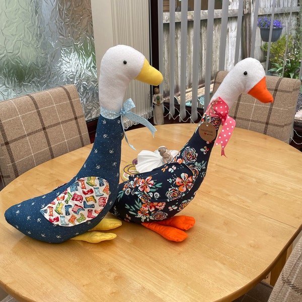 Goose Doll Pdf Sewing Pattern, Cuddle Goose, Plush Goose Soft Toy, Duck ...