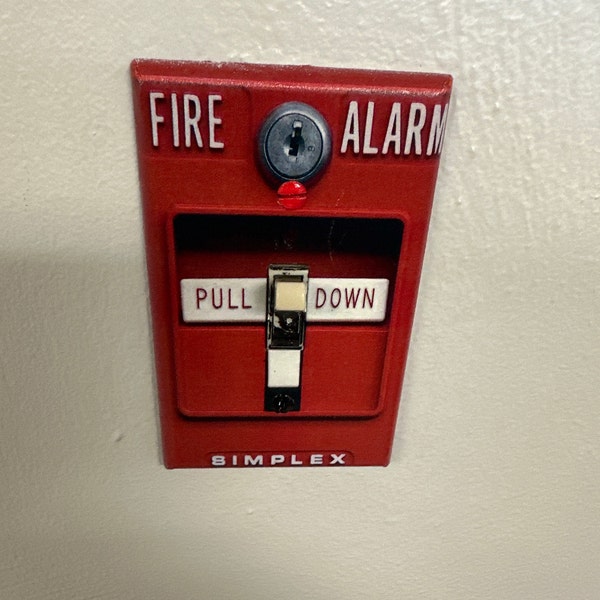Fire Alarm Light Switch Cover Plate - Etsy