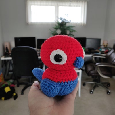 Crochet Porygon Inspired Chibi Pokemon - Etsy
