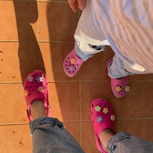 Cute Cartoon Shoe Buckles Set With Chain,crystal Animal Shoe Charms ...