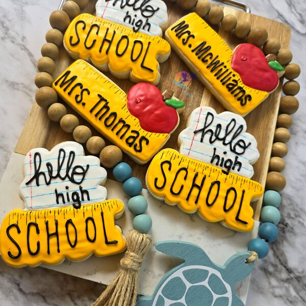 Hello Grade Cookie Cutter: Back to School Treat Cutter - Etsy