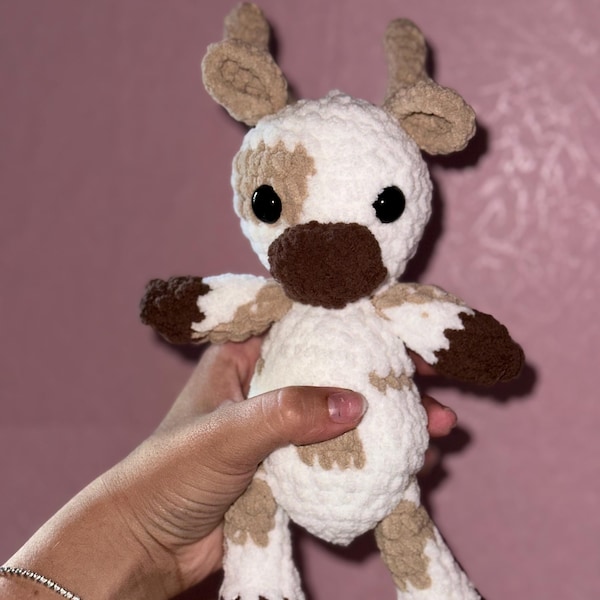 Longhorn Crochet Pattern- Longhorn Cow Pattern, Amigurumi Longhorn Cow ...