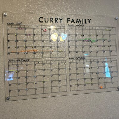 5 Kid Dry Erase Chore Chart for Wall in Mudroom or Kitchen ...