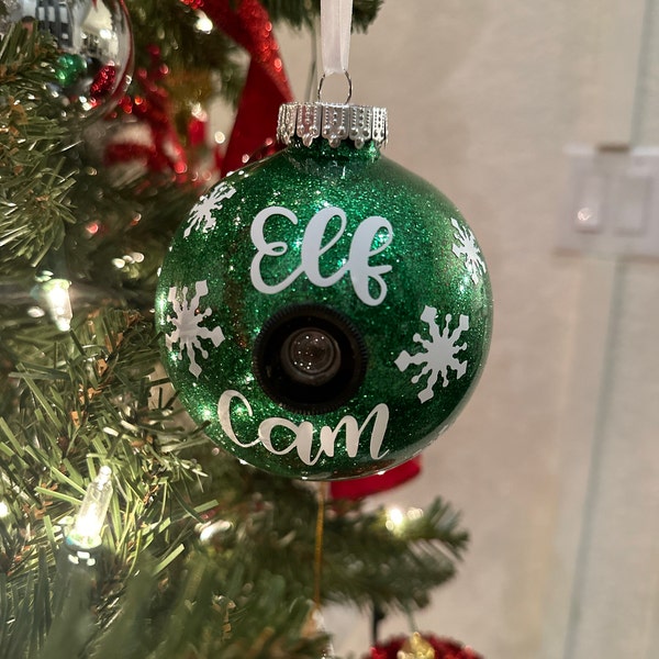 Santa Cam Elf Cam Christmas Ornament Handmade, Gifts for Kids ...