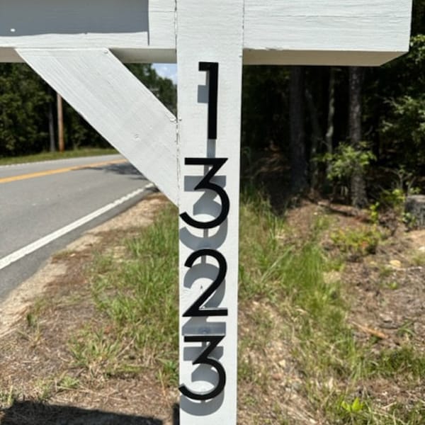 4 Inch Black House Numbers Traditional Address Numbers Apartment ...