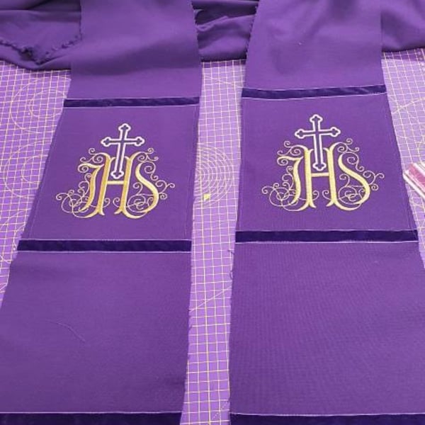 IHS CROSS - Machine Embroidery Design - Instant Download - Etsy