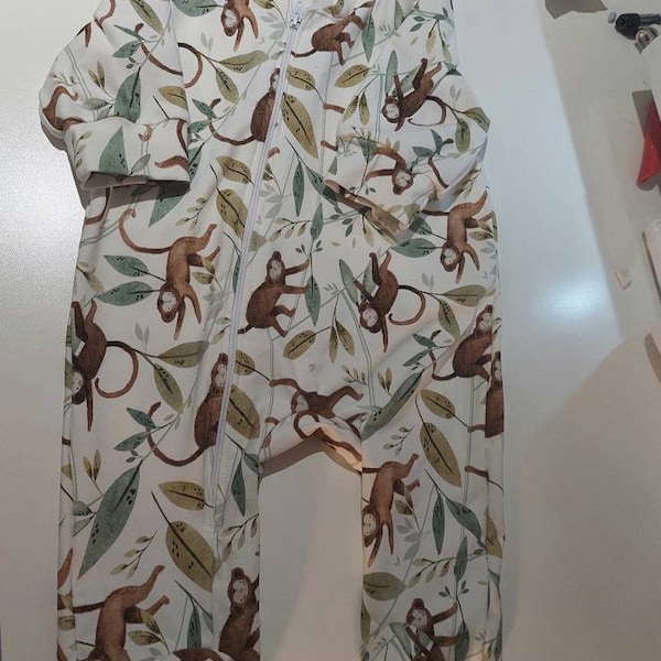 MATEI Footie One Piece Jumpsuit Pattern, Baby Onesie Pdf Pattern ...