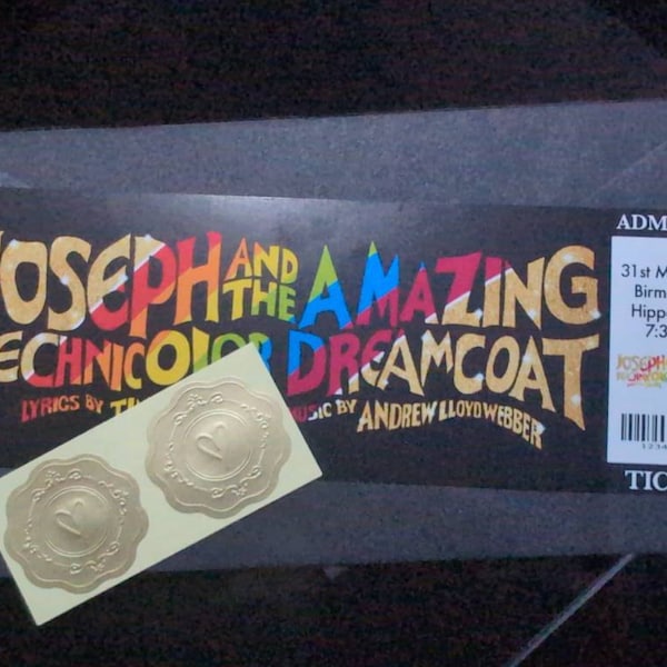 Personalised Theatre Ticket | Show | Musical Theatre | Memorabilia ...