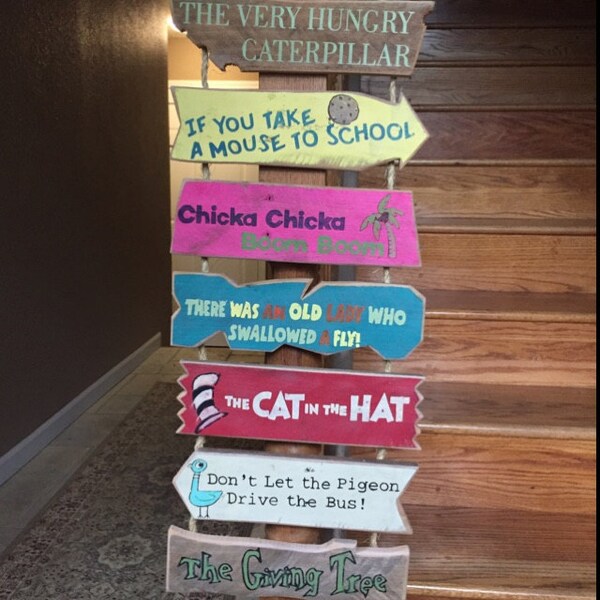 Story Book Signs FREE SHIPPING - Etsy