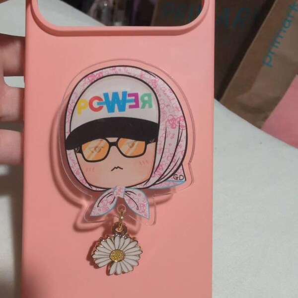 G-dragon Fashion Style Keychain, G Dragon Illustration Keychain, G ...