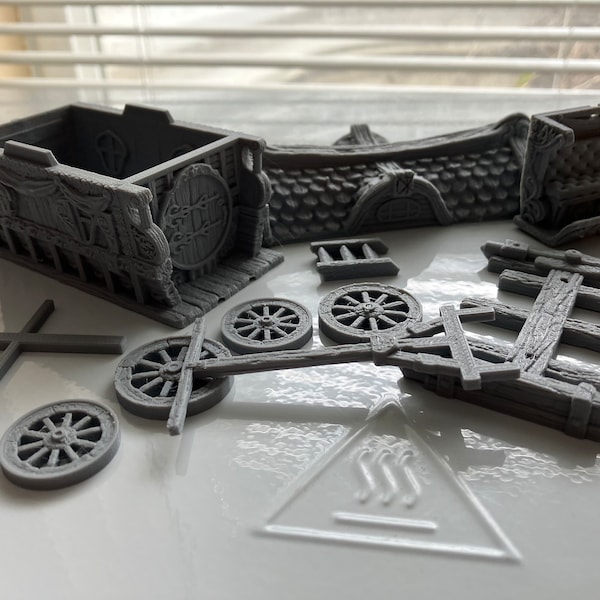 Dnd Gypsy Wagon Merchant Wagon Traveler Caravan Cart Gypsies Tabletop ...