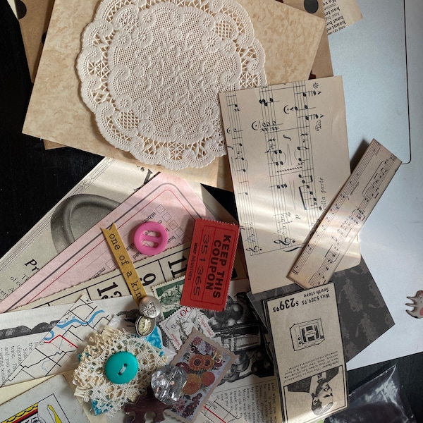 Vintage Book Page Tags - Etsy