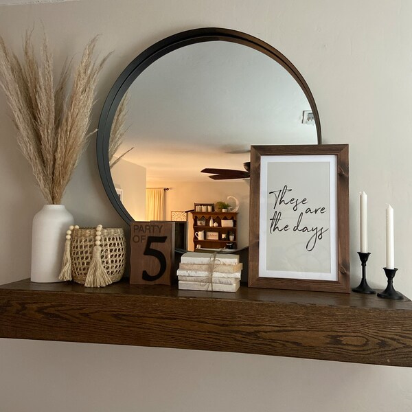 Mid-century Modern Stacked Books | Book Decor | Boho Decor | Book Stack ...