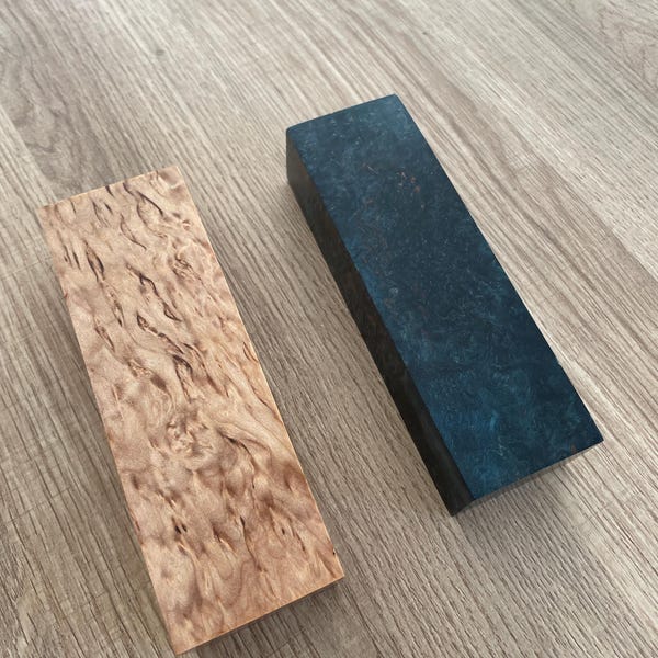 Amber Color. Stabilized Karelian Curly Birch Wood. - Etsy Canada