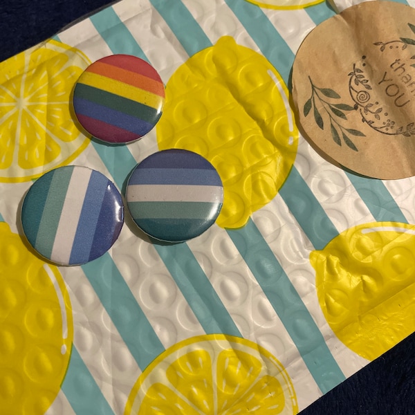 LGBTQ Pride Buttons (custom Identity Requests Welcome!) - Etsy