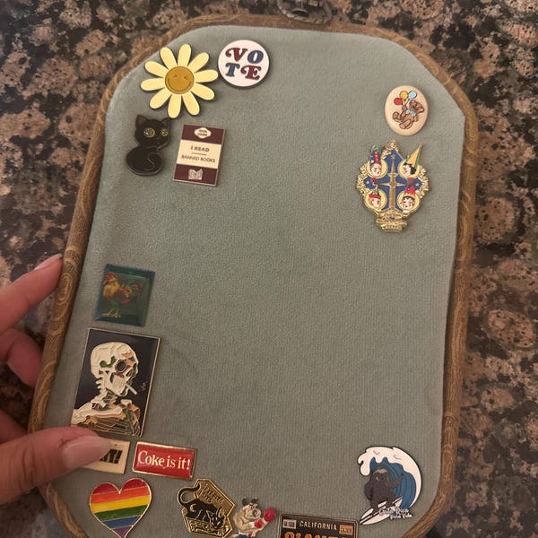 The Onyx Portal Pinboard Black Leather - Etsy