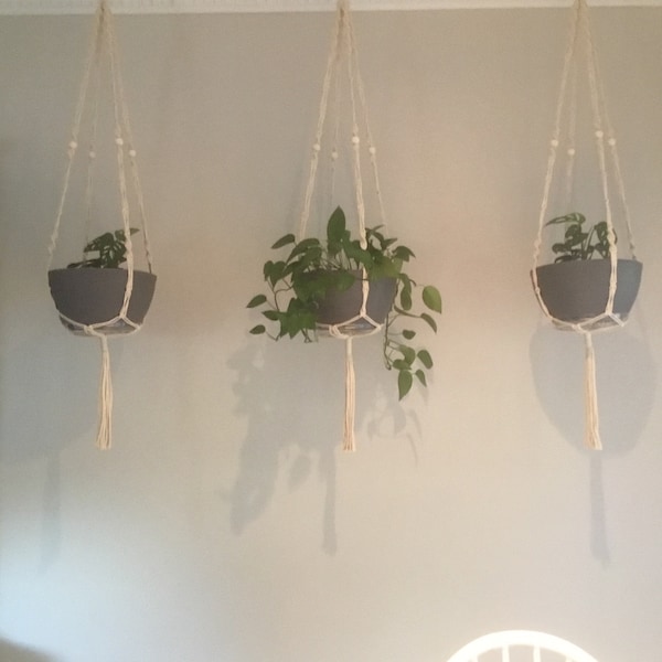 Macrame Plant Hanger, Extra Long Plant Hanger, 63 Inches Long - Etsy