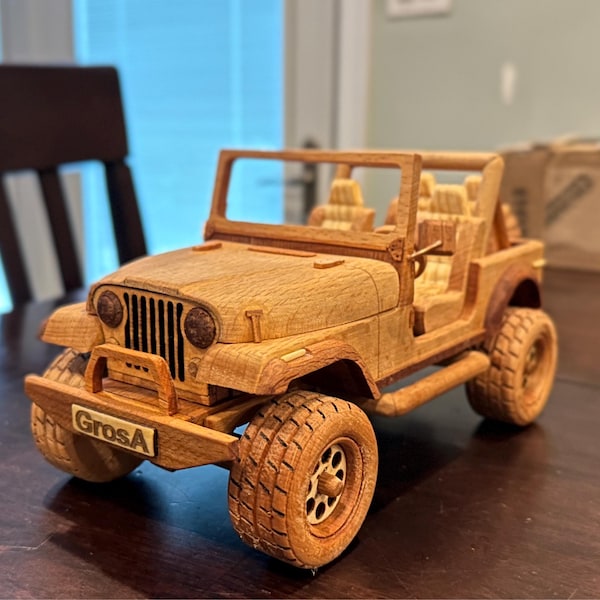 Handmade Wooden Land Rover Defender 110 | 1:18 Scale Model | Perfect ...