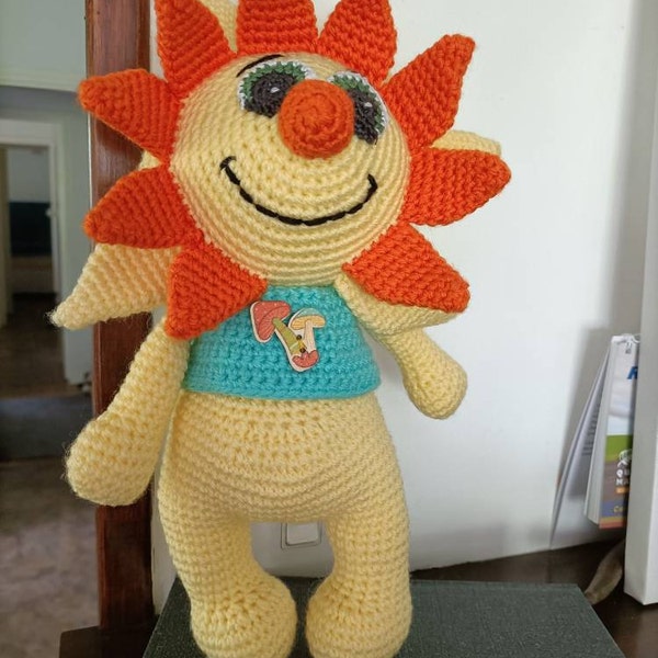 Crochet Pattern Doll Funny Sun. Tutorial Doll Sun in English in PDF ...