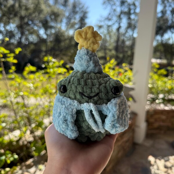 Wizard Frog Crochet Pattern / Magic Frog Crochet / US PDF Pattern ...