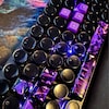 Artisan Keycaps Black & Purple Key Cap Space Bar 6.25u 1.5u - Etsy