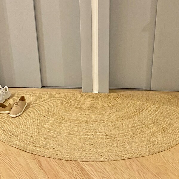 Custom Size Indian Handwoven Kilim Wool Jute Rug, Multicolour Decor Rug ...