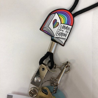 Libraries Are for Everyone Enamel Pin Librarian Pride - Etsy